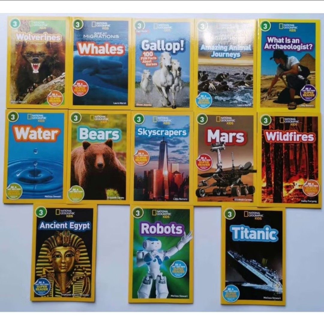 National Geographic Kids Level 3 Books - 38 Books, Hobbies & Toys ...