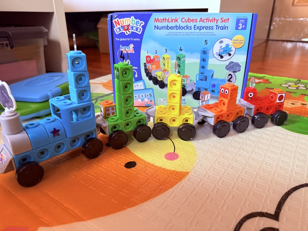 Numberblocks MathLink Cubes Express Train Activity Set, Hobbies & Toys ...