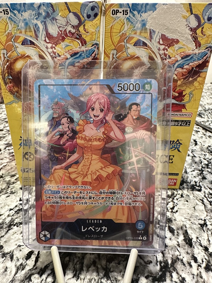One Piece Card Game - Rebecca Leader OP15-039, Hobbies & Toys, Toys ...