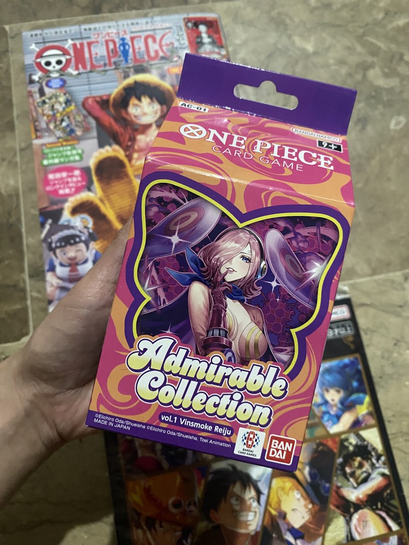 One Piece Card Game Admirable Collection Vol. 1, Hobbies & Toys, Toys & Games on Carousell