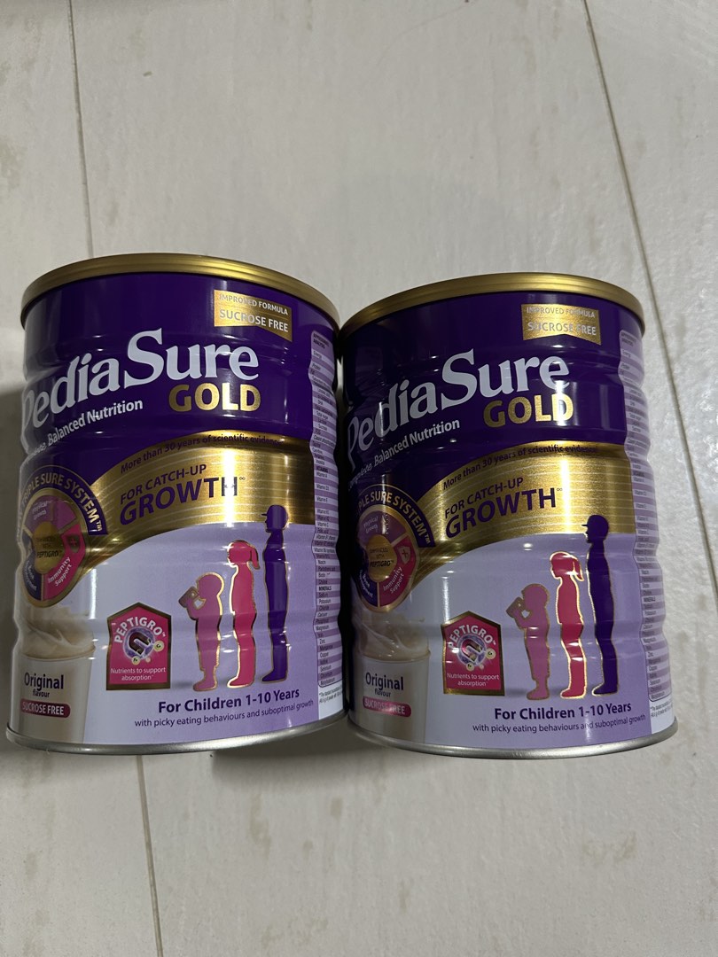 Pediasure Gold Original Formula (2 Cans) sucrose free, Babies & Kids ...