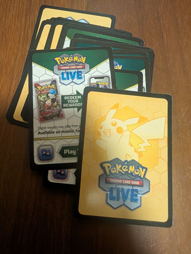 Pokemon TCG Live Code Cards, Hobbies & Toys, Toys & Games on Carousell