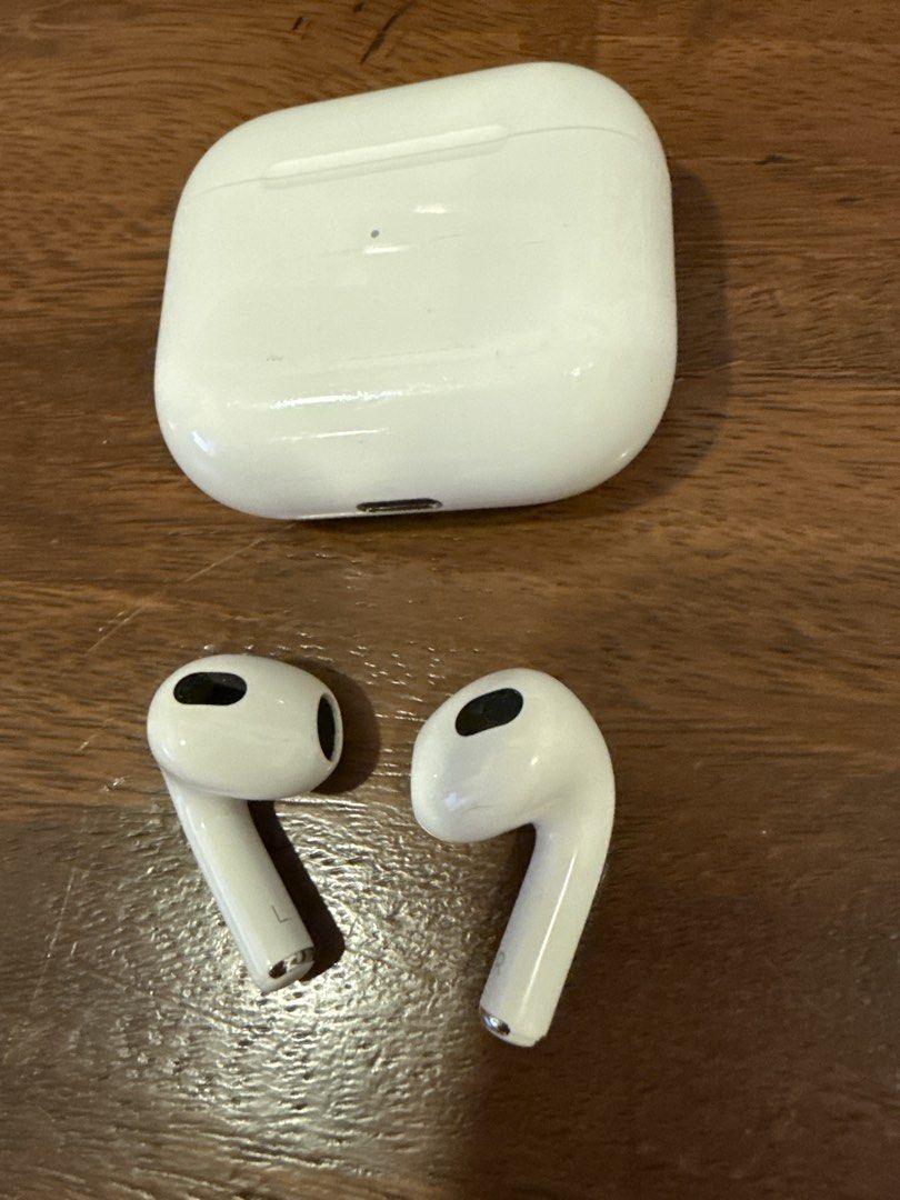 Apple AirPods 3rd Gen with Leather Case, Audio, Earphones on Carousell