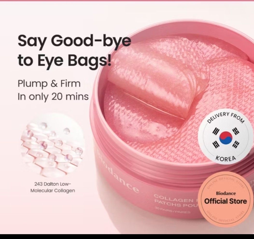 Biodance Eye Patches - Fade Panda Eye, Plump & Firm, Beauty & Personal ...