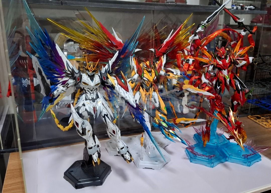 [Built] Motor Nuclear Kits + Display Box (Cao Ren/Bai Qi/NeZha) Gundam ...