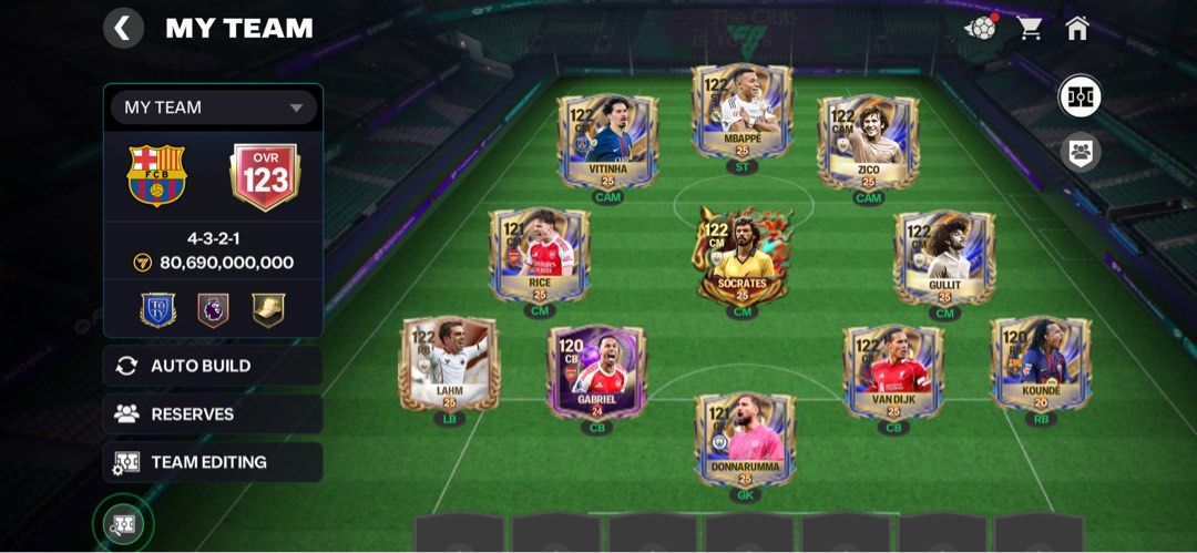 Fc Mobile Account - 123 OVR Team , Video Gaming, Video Games, Others on ...