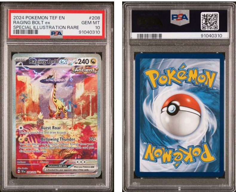 [free mail] PSA 10 Raging Bolt SIR / Temporal Forces / Ascended Heroes ...
