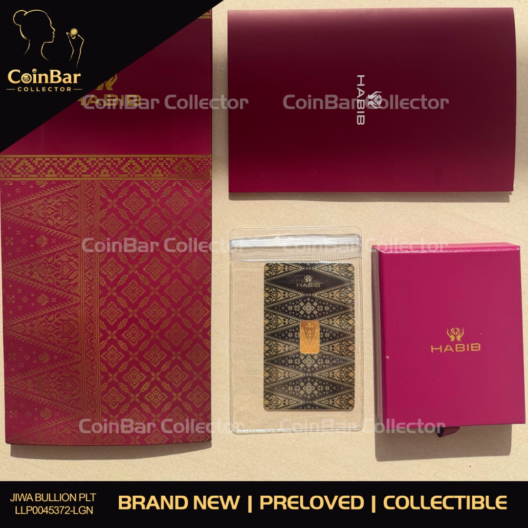 HABIB Songket LBMA 2.5g 999.9 Fine Gold Bar Emas + box + receipt (Not ...