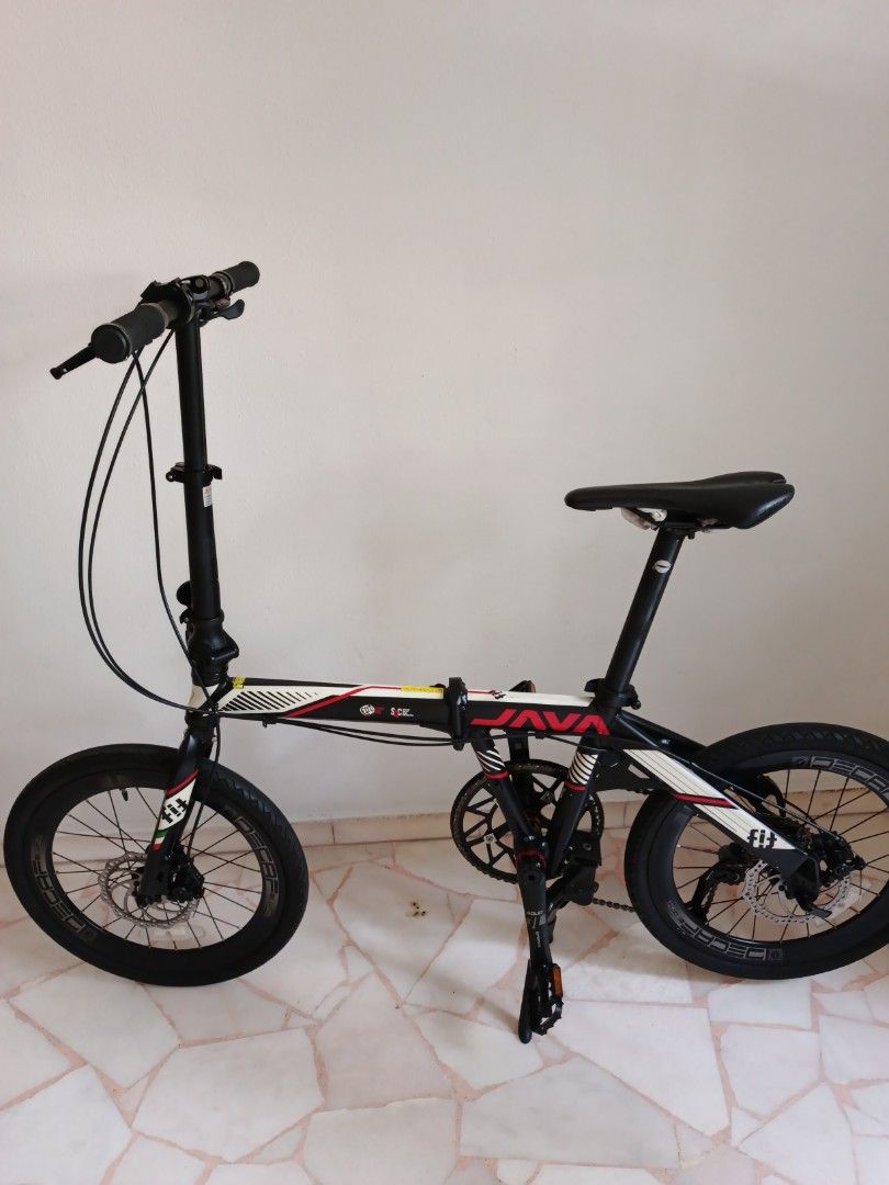 Java Folding Bike - Black and Red, Sports Equipment, Bicycles & Parts, Bicycles on Carousell