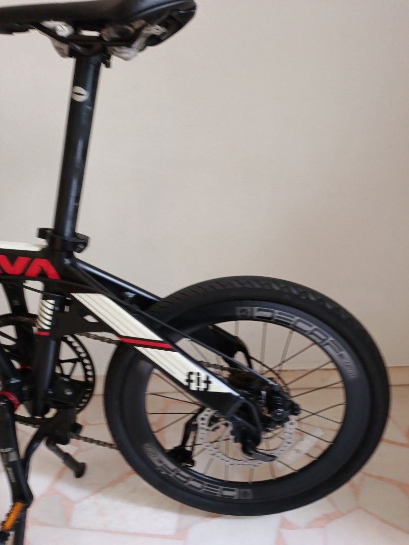 Java Folding Bike - Black and Red, Sports Equipment, Bicycles & Parts, Bicycles on Carousell