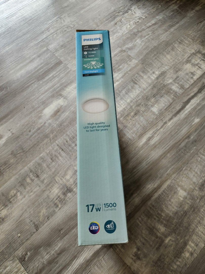 Philips LED Ceiling Light 17W 1500 Lumens, Furniture & Home Living ...
