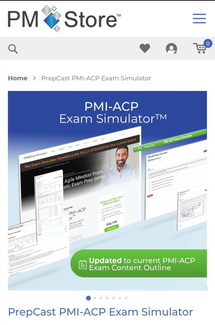 PrepCast PMI-ACP Exam Simulator, Everything Else on Carousell