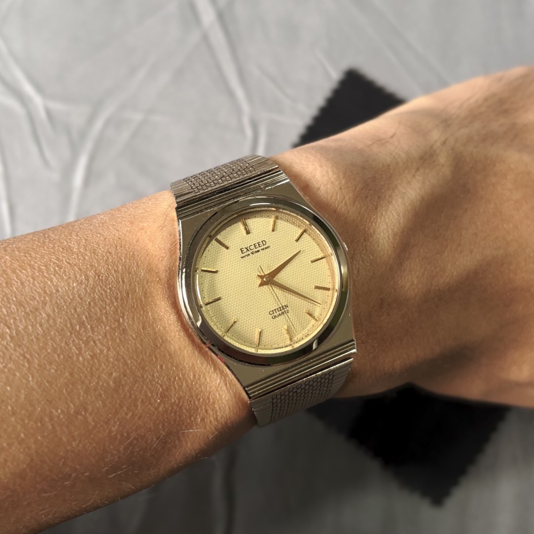 Rare Vintage Citizen Exceed Ultra Slim Watch, Men's Fashion, Watches ...