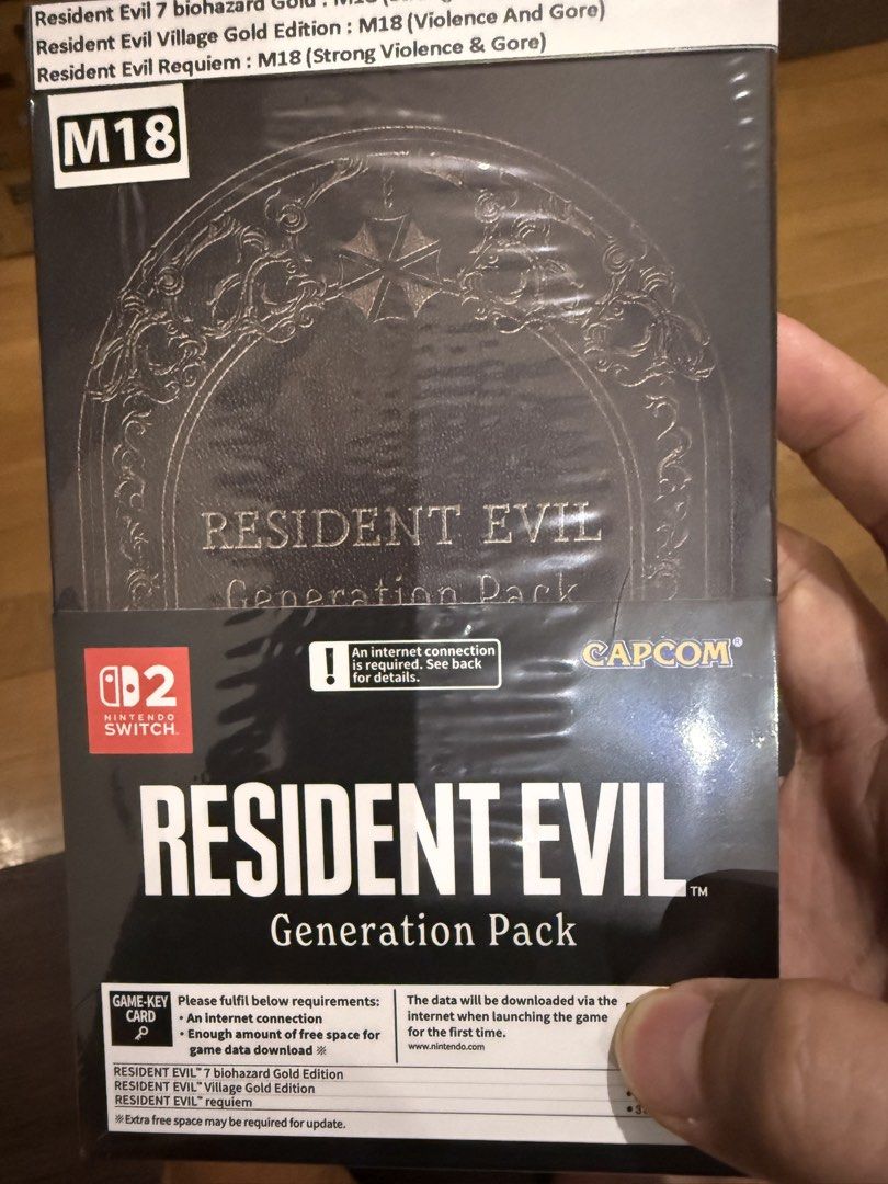 Resident Evil Generation Pack - Nintendo Switch, Video Gaming, Video ...