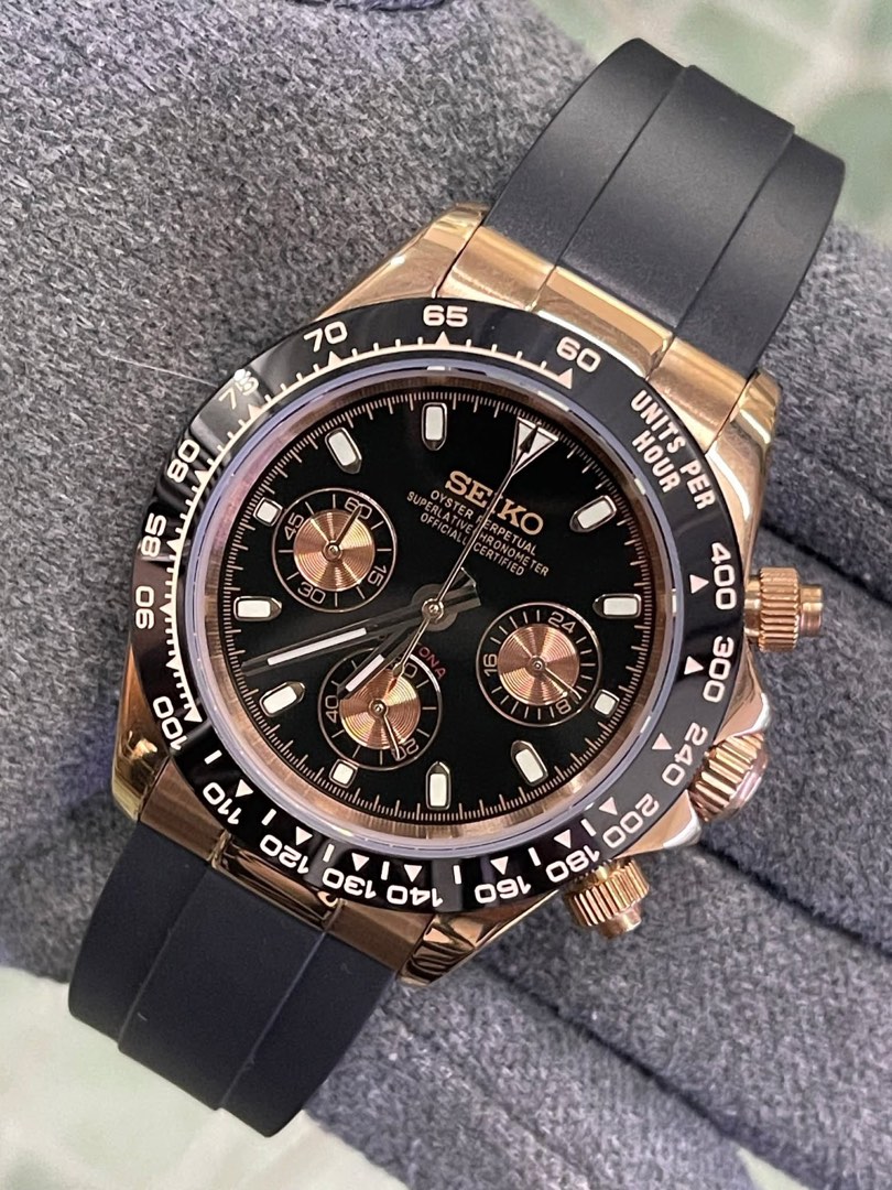 Seiko mods Daytona designs styles custom quartz watch, Men's Fashion ...