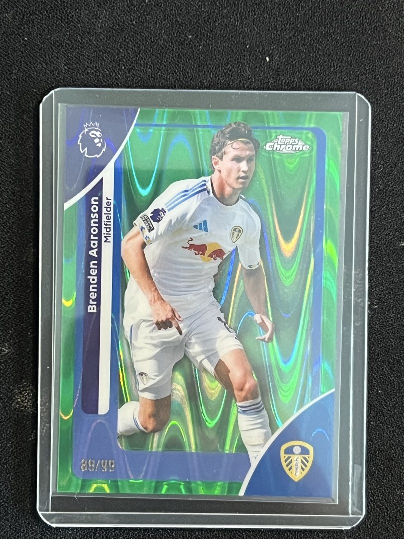 Topps Chrome Premier League 2026 - Brenden Aaronson Numbered 89/99 ...