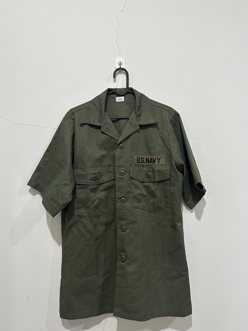 Us navy army heavyweight cotton shirt not burgus plus buzz ricksons ...