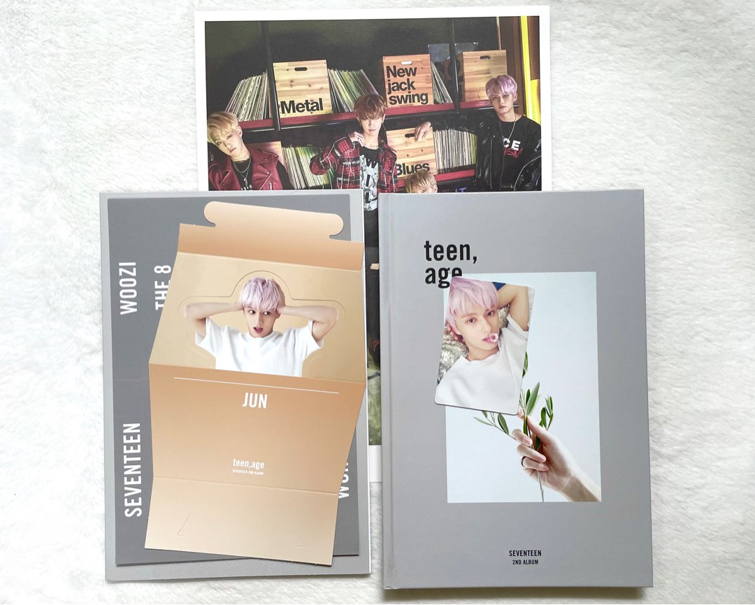 [WTS] Seventeen SVT Teenage Teen Age White Ver Album Set Jun PC Standee ...