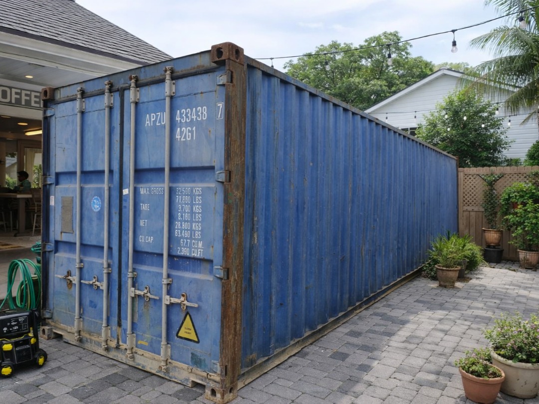 #0437 - Kontena/container 40ft (KOSONG), Furniture & Home Living, Home ...
