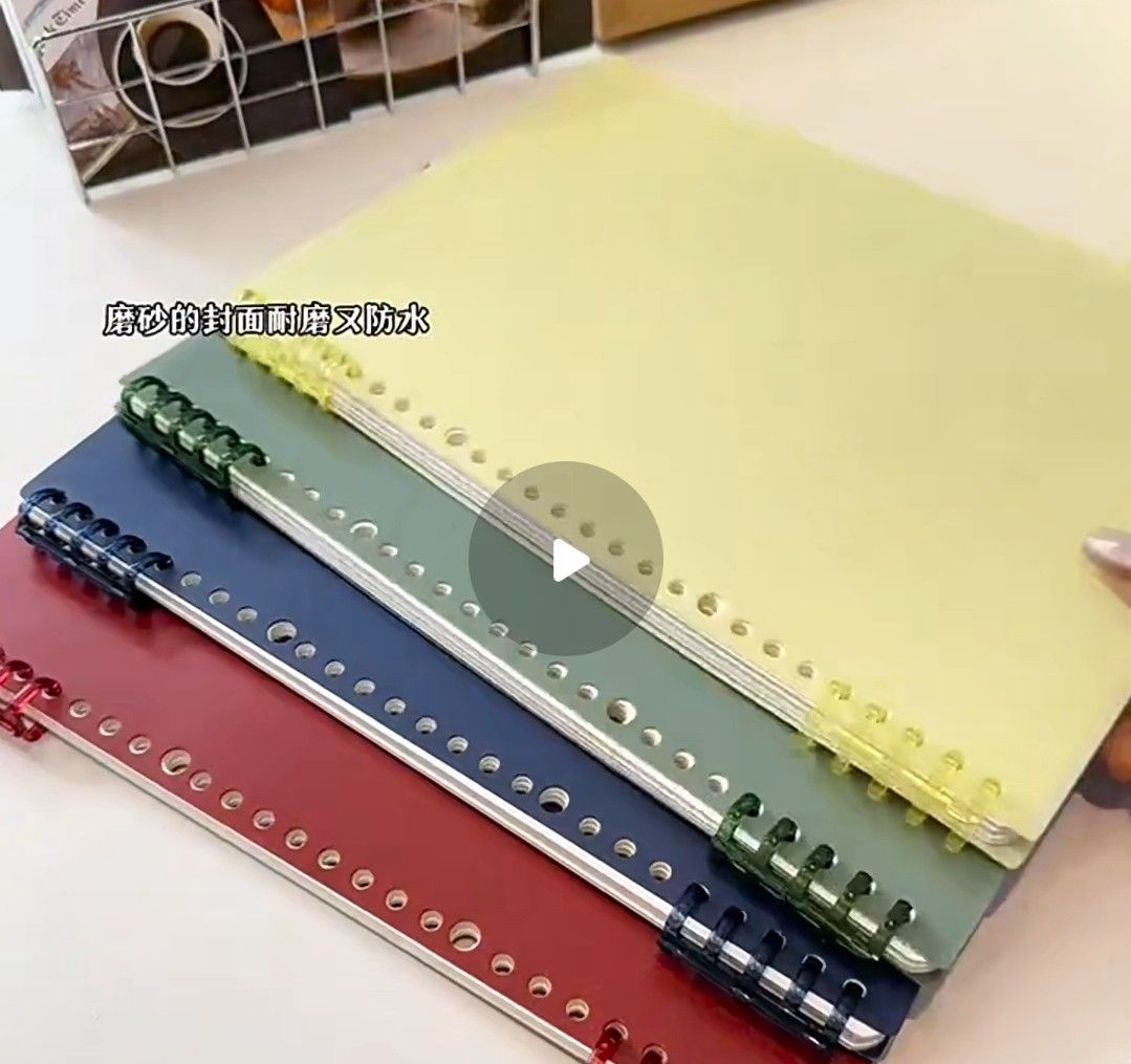 A4 Spiral Notebooks - Waterproof Cover, Hobbies & Toys, Stationery ...
