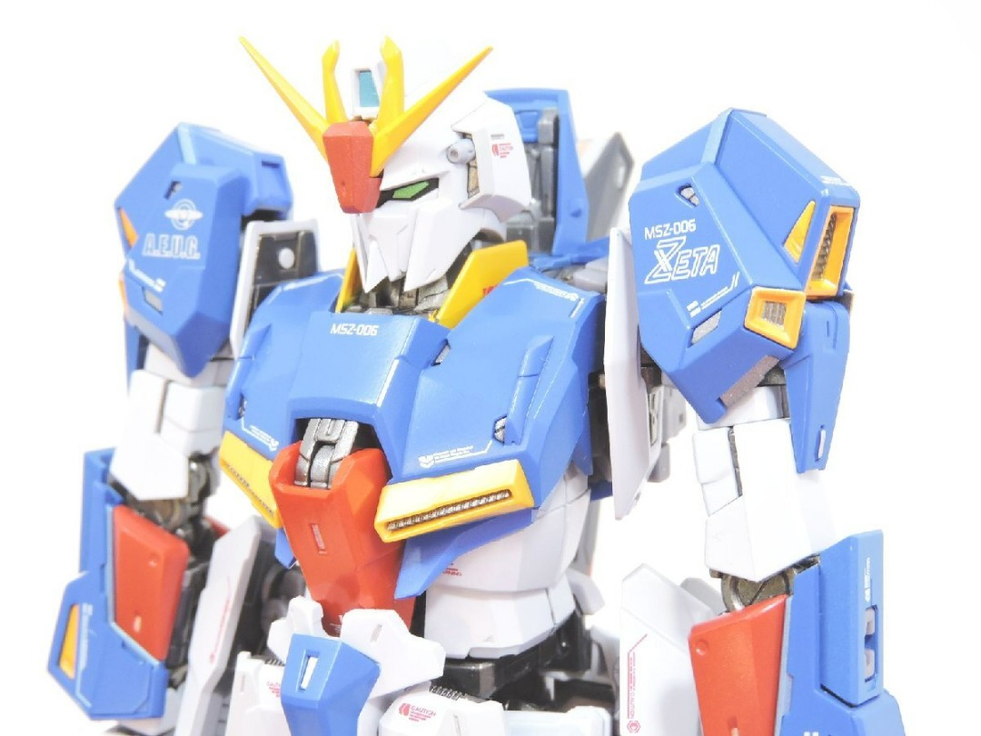 Bandai Metal Build Mobile Suit Z Gundam Zeta Gundam + Hyper Mega ...