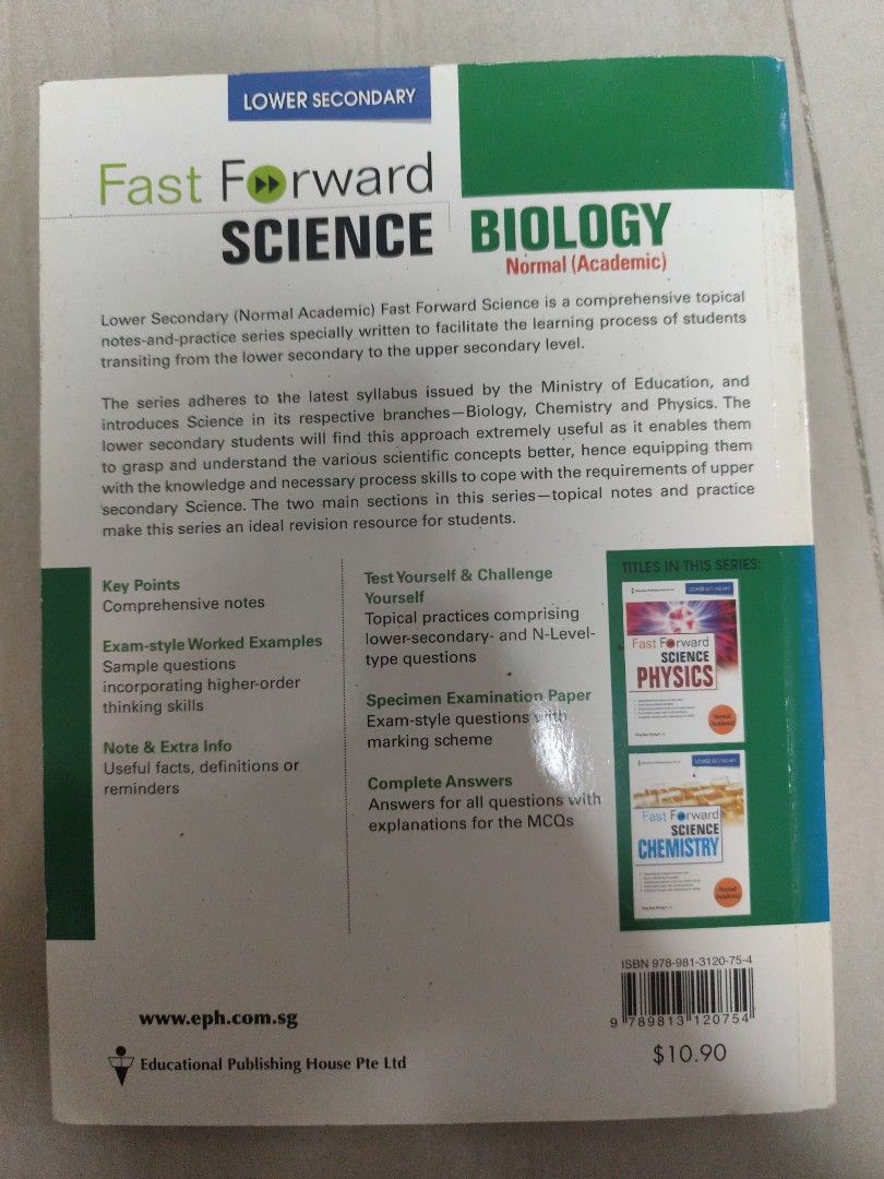 Biology fast forward science (na), Hobbies & Toys, Books & Magazines ...