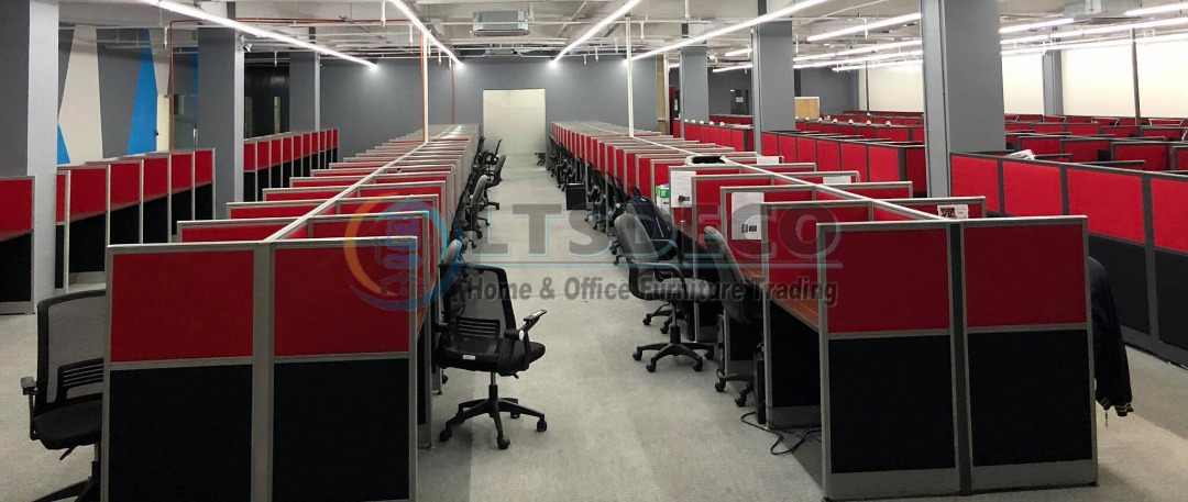 CALL CENTER WORKSTATION CUBICLES OFFICE PARTITION, Furniture & Home ...