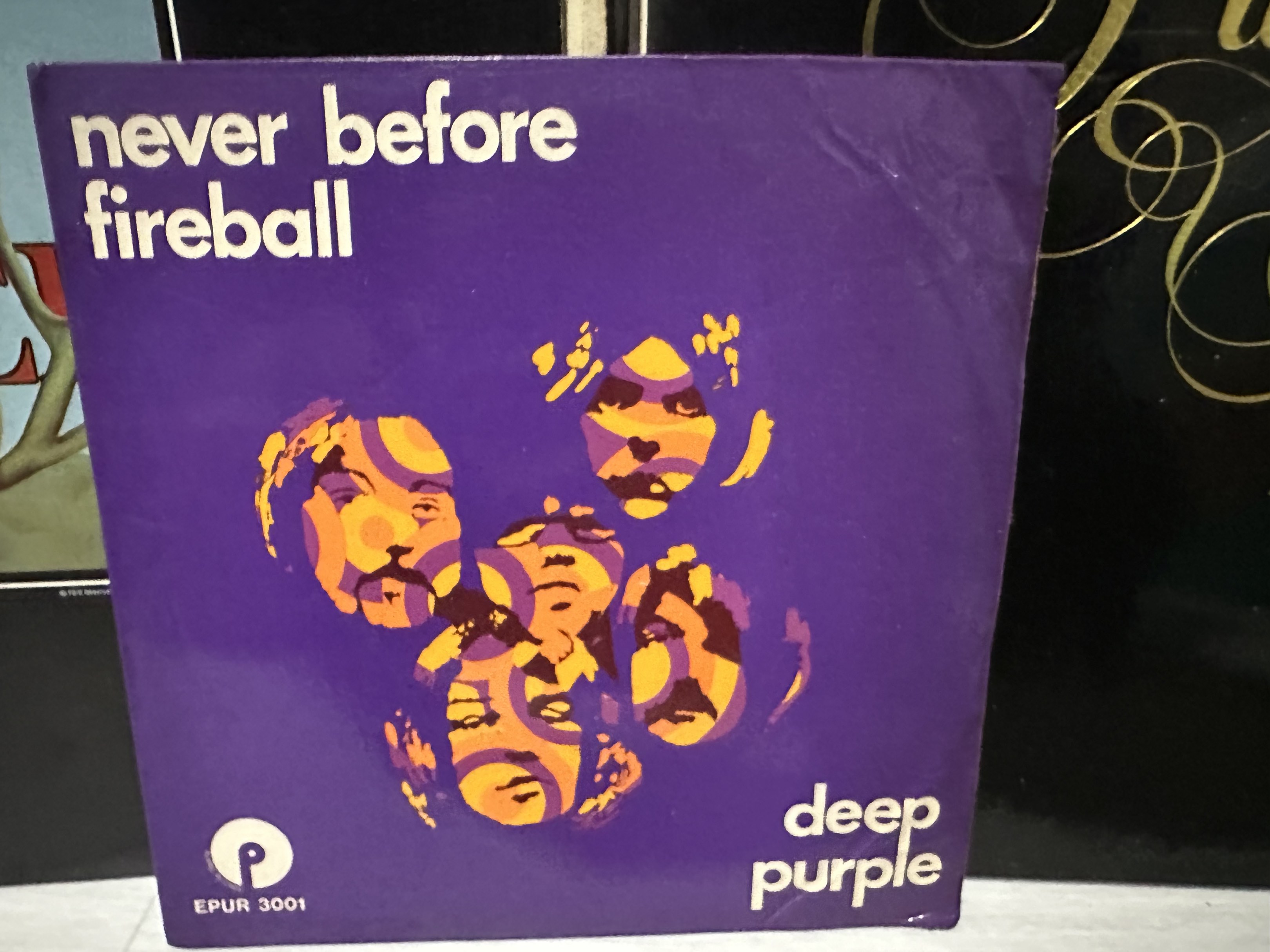 Deep Purple - Never Before / Fireball Vinyl Record, Hobbies & Toys ...