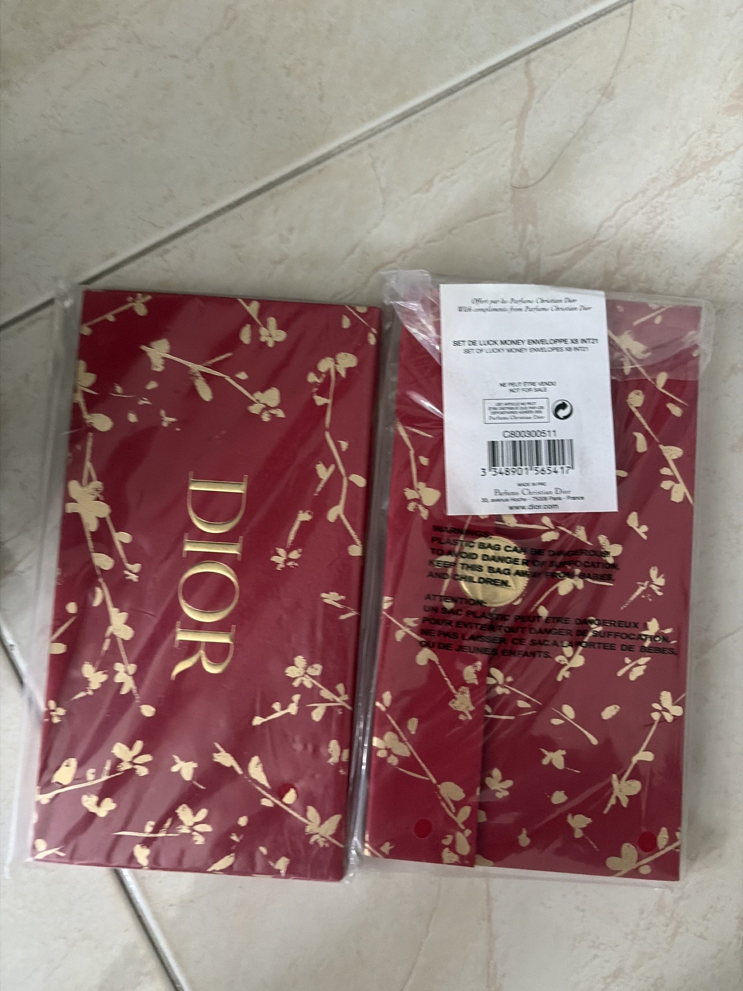 Authentic Dior Chinese New Year Red Packets, Hobbies & Toys, Occasions ...