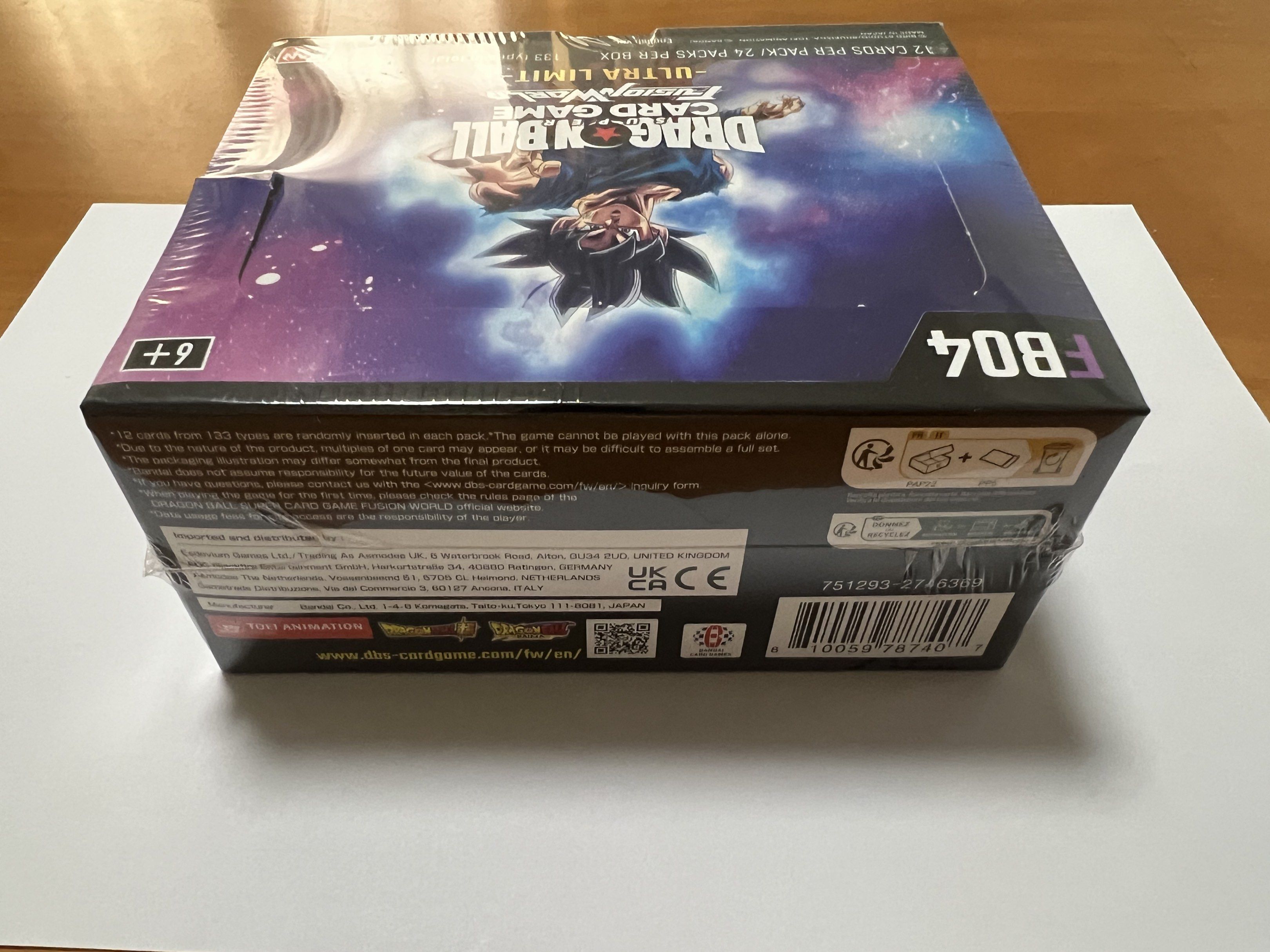 FB04 Dragon Ball Fusion World Ultra Limit Booster Box, Hobbies & Toys ...