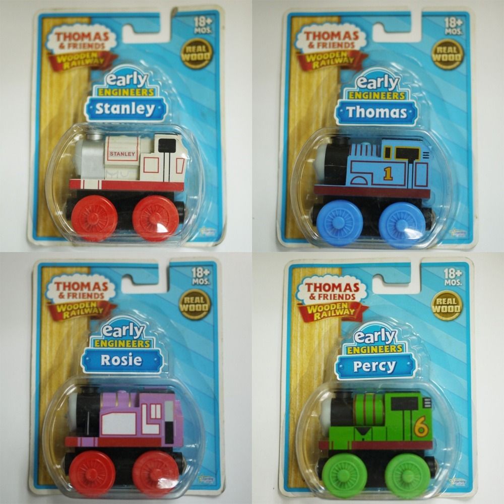 Early Engineers懷舊版Thomas托馬斯 木質玩具火車-Rosie , Thomas, Percy, Stanley (包裝比較 ...