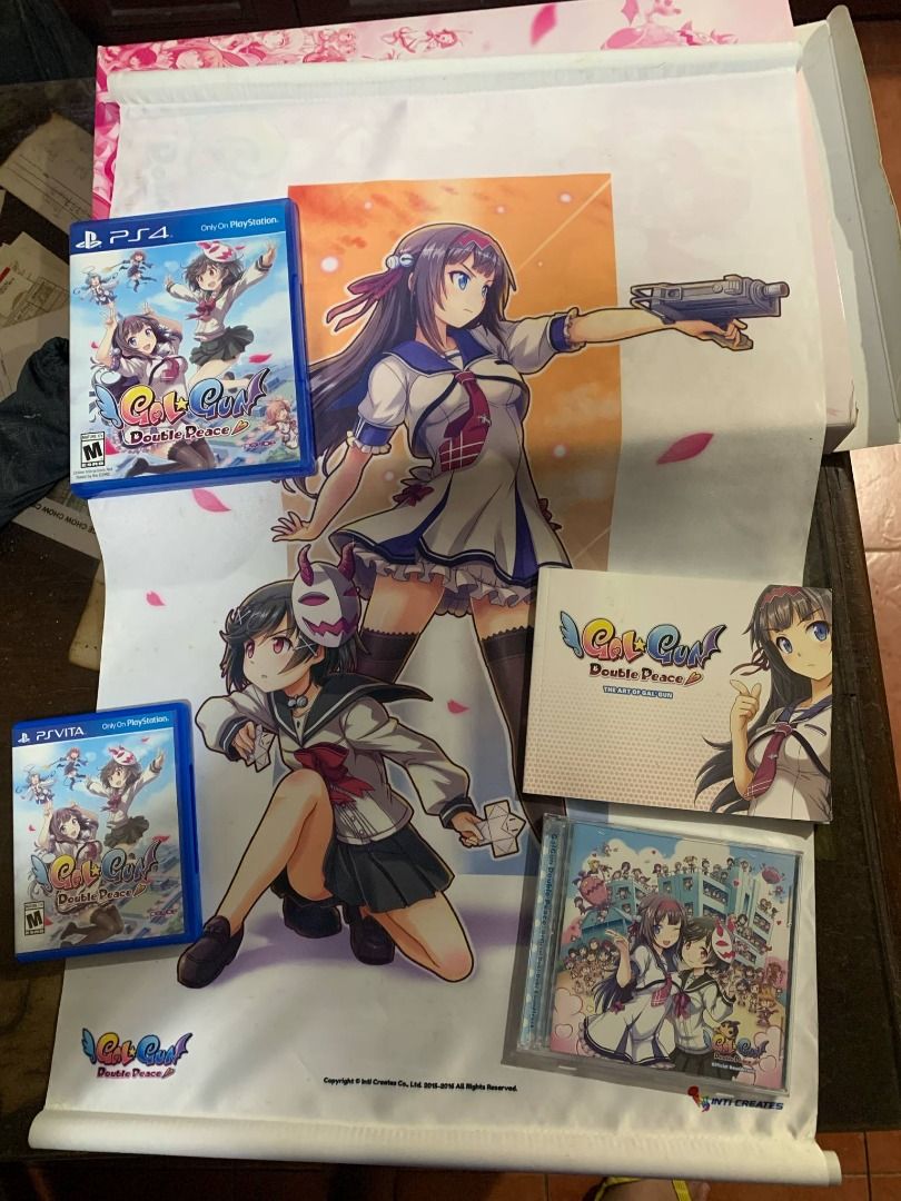 Gal Gun Double Peace Mr. Happiness Edition for PS4 and PS Vita Bundle ...