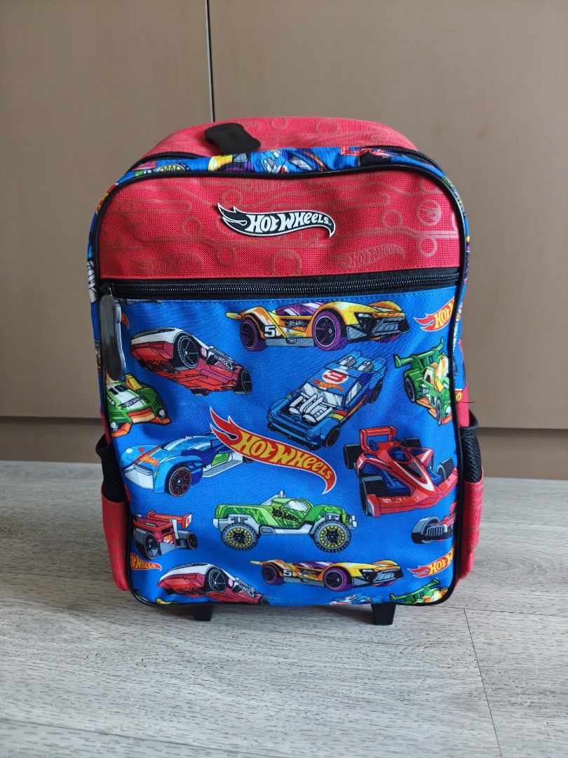Hot Wheels Rolling Backpack, Men's Fashion, Bags, Backpacks on Carousell