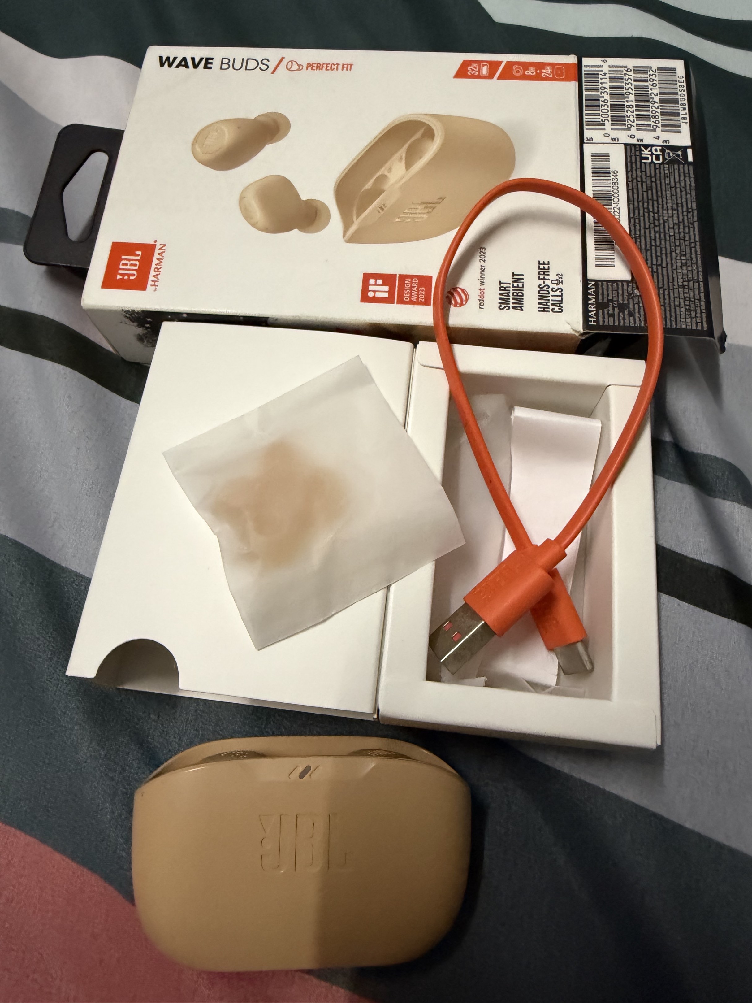 JBL Wave Buds - Perfect Fit, Audio, Earphones on Carousell