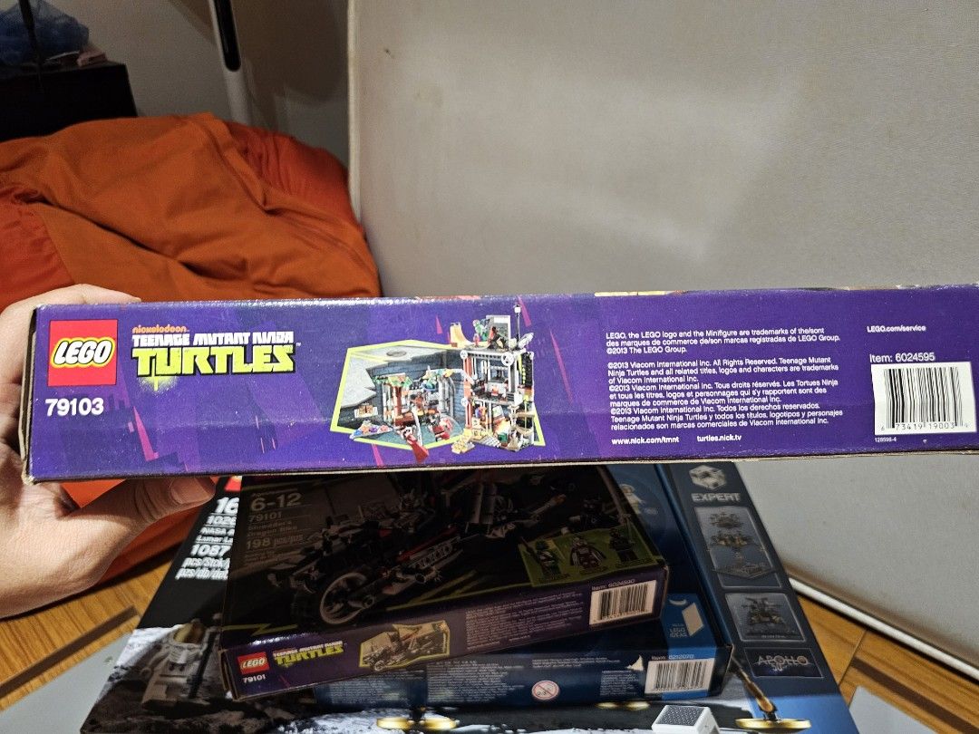 LEGO Teenage Mutant Ninja Turtles Turtle Lair Attack 79103, Hobbies ...