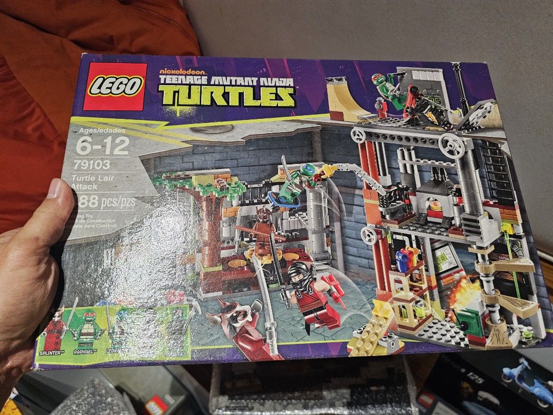 LEGO Teenage Mutant Ninja Turtles Turtle Lair Attack 79103, Hobbies ...