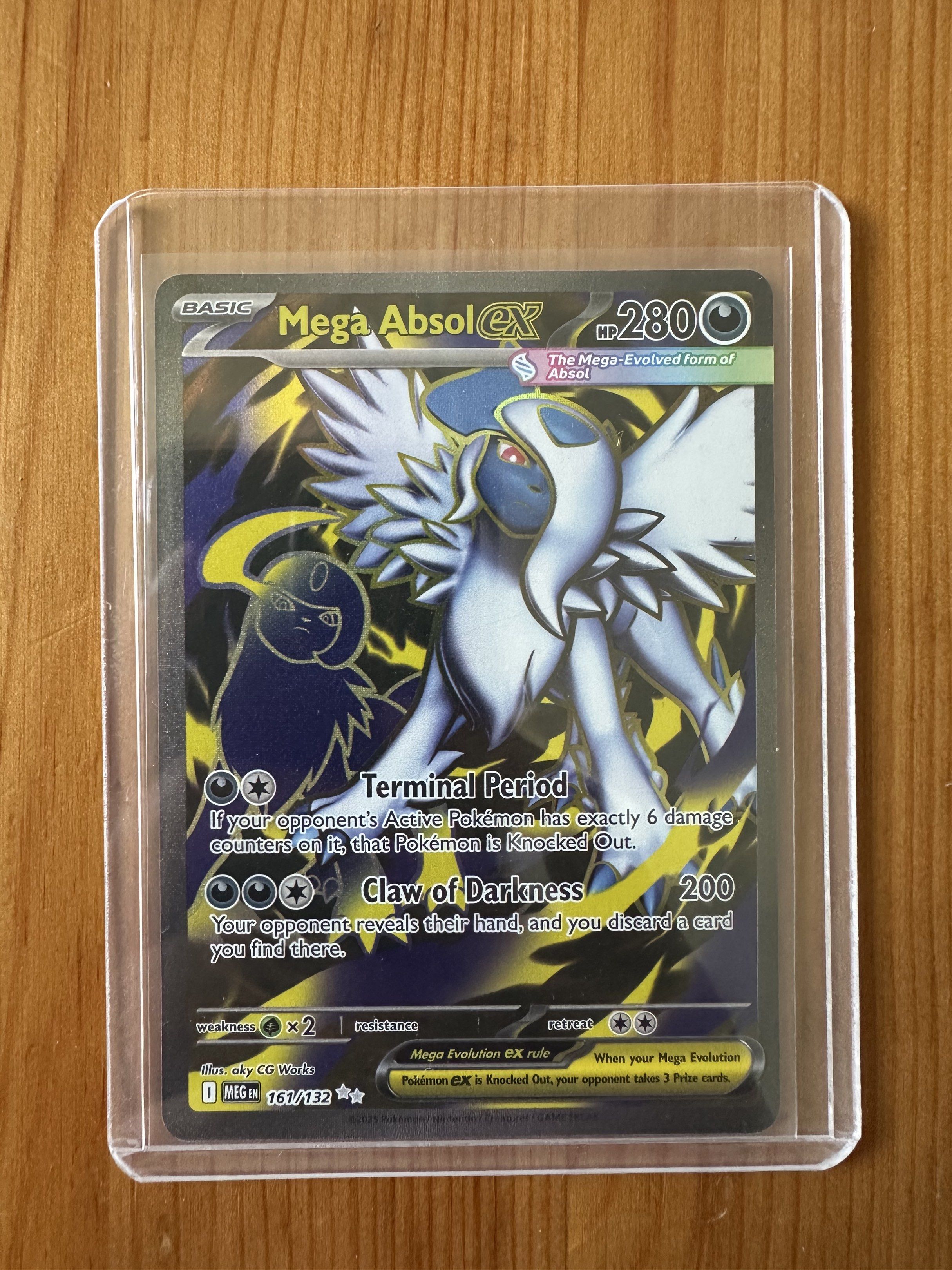 Mega Absol EX Pokemon Card - 161/132, Hobbies & Toys, Toys & Games on ...