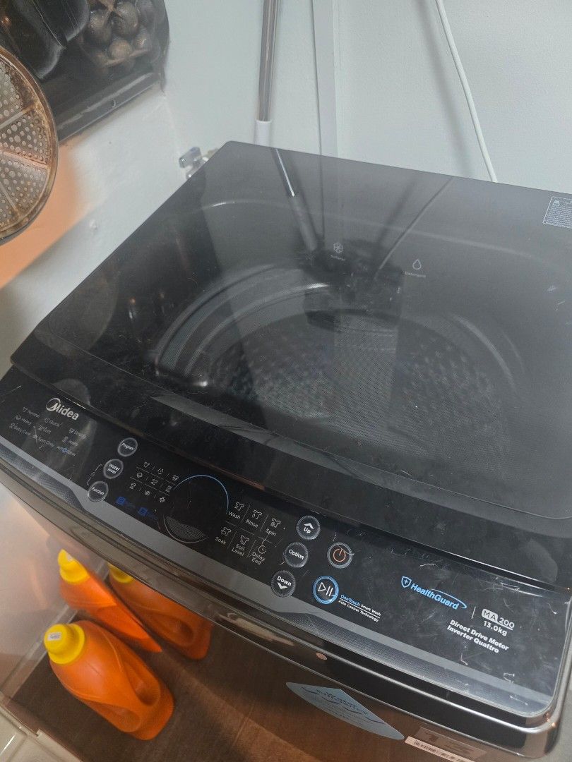 Midea Top Load Washing Machine, TV & Home Appliances, Washing Machines ...