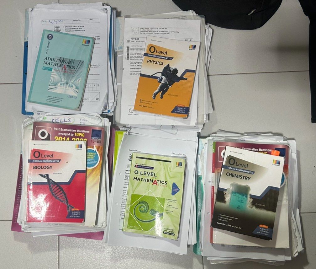 O Level Revision Notes - Biology, Chemistry, Physics, Math, Hobbies ...