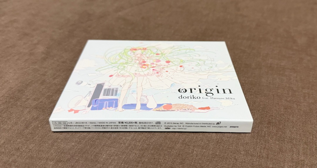 ( 日版 )「origin」- doriko ( VOCALOID )( 初音ミク )( 初音未來 ), 書籍、休閒與玩具, 樂器、音樂相關 ...