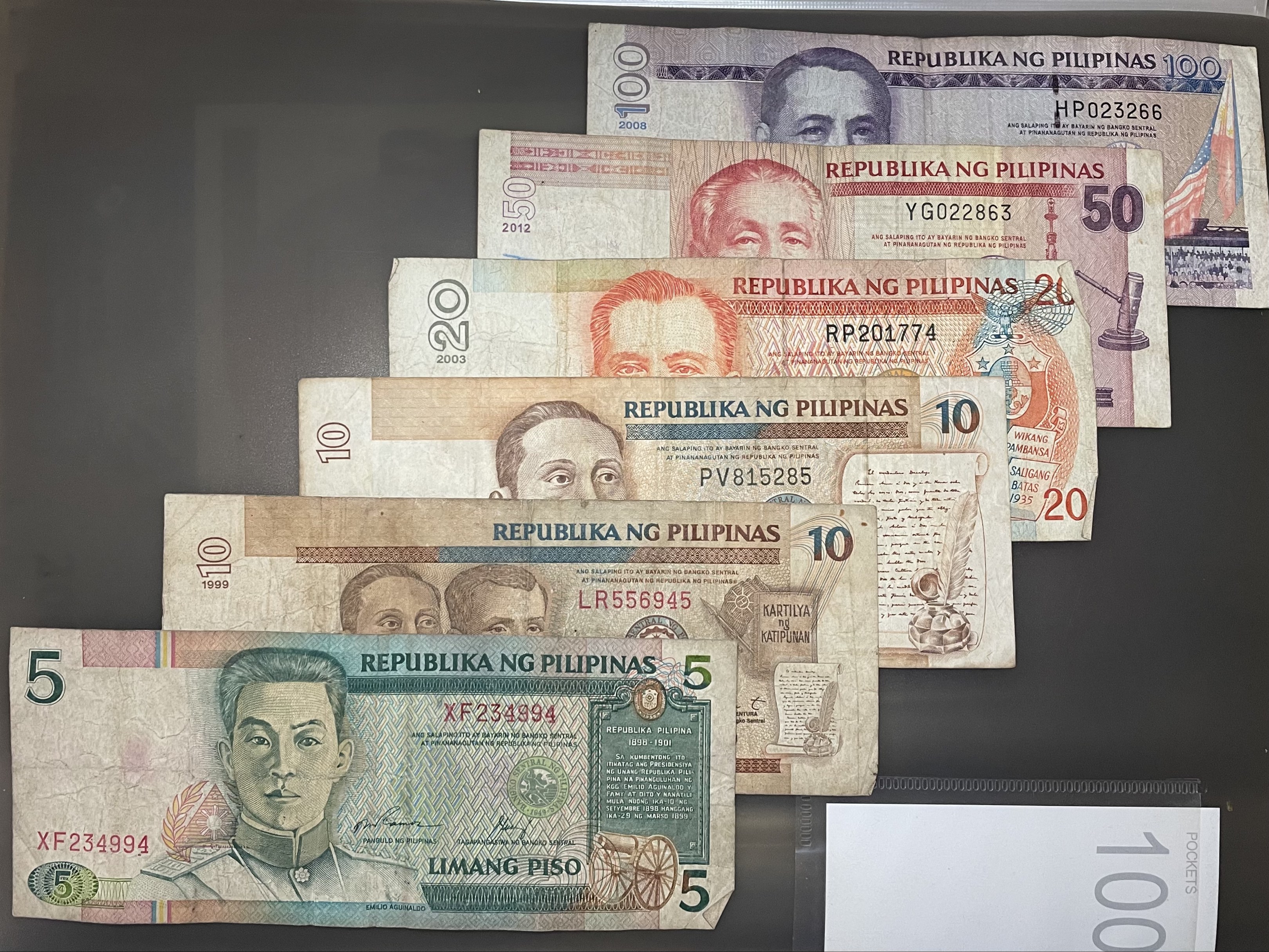 Philippine Banknotes - 5, 10, 20, 50, 100 Piso, Hobbies & Toys ...