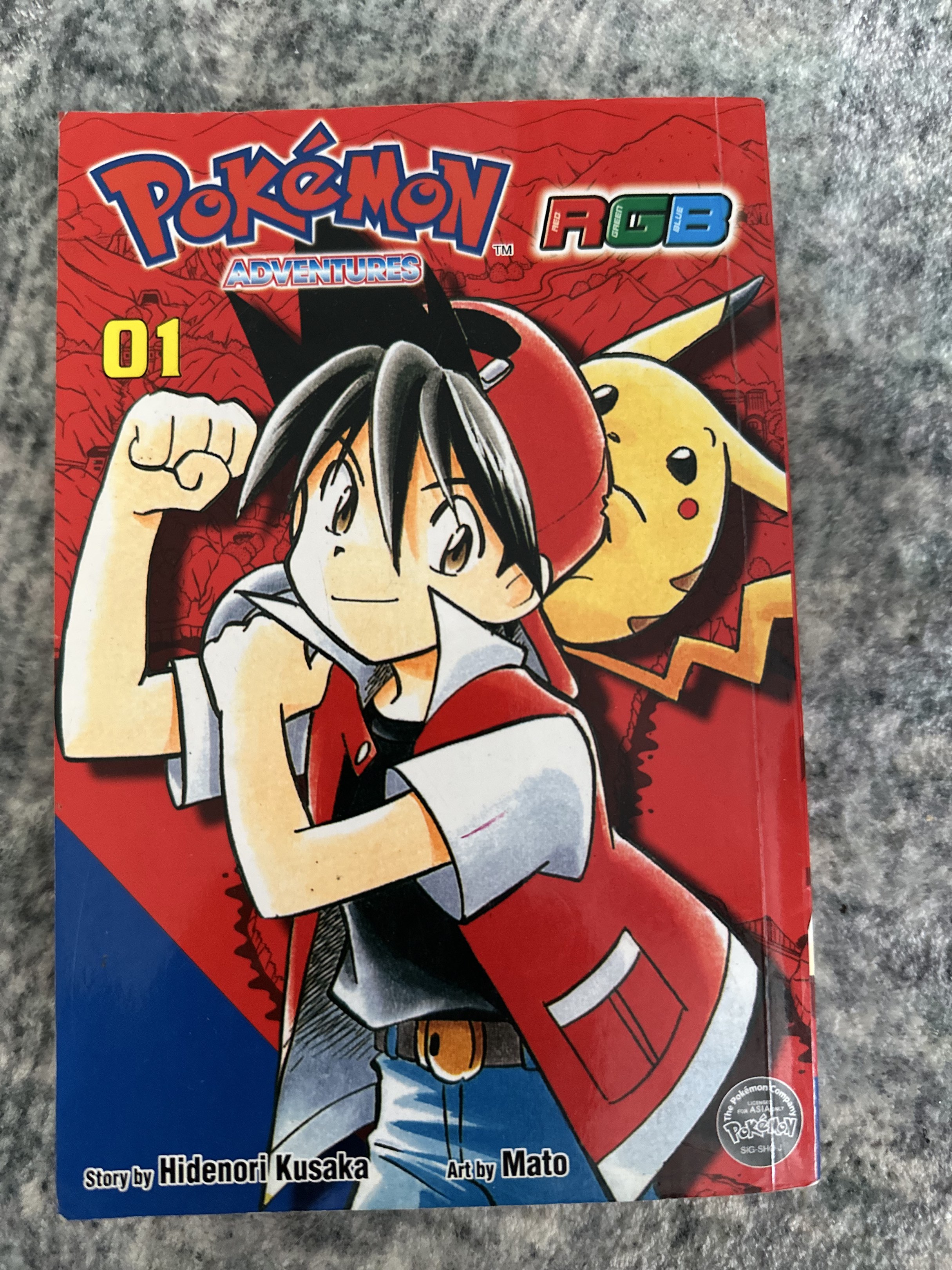 Pokemon Adventures Manga - RGB Volume 1, Hobbies & Toys, Books ...