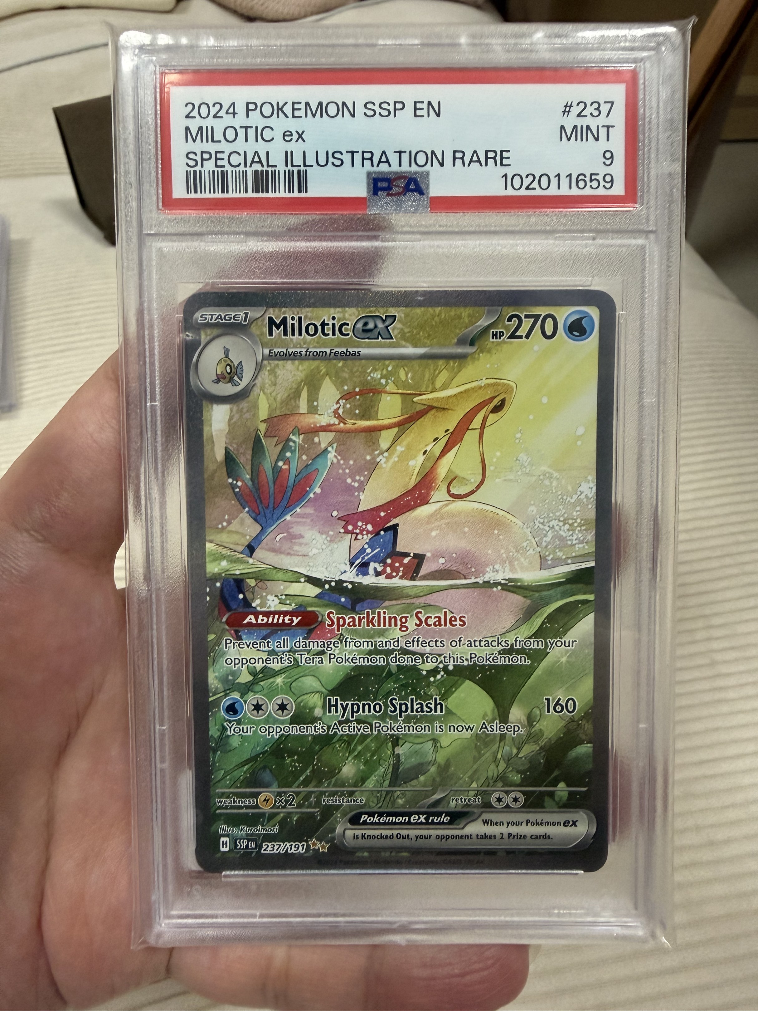 [Pokemon TCG] Milotic SIR (Eng) - PSA 9, Hobbies & Toys, Toys & Games ...