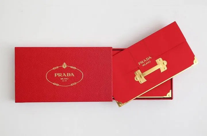 Prada Cahier Luxury CNY Box Set of 10 Red Packets, Hobbies & Toys ...