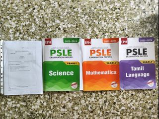 PSLE Mathematics Examination Papers 2022-2024, Hobbies & Toys, Books ...