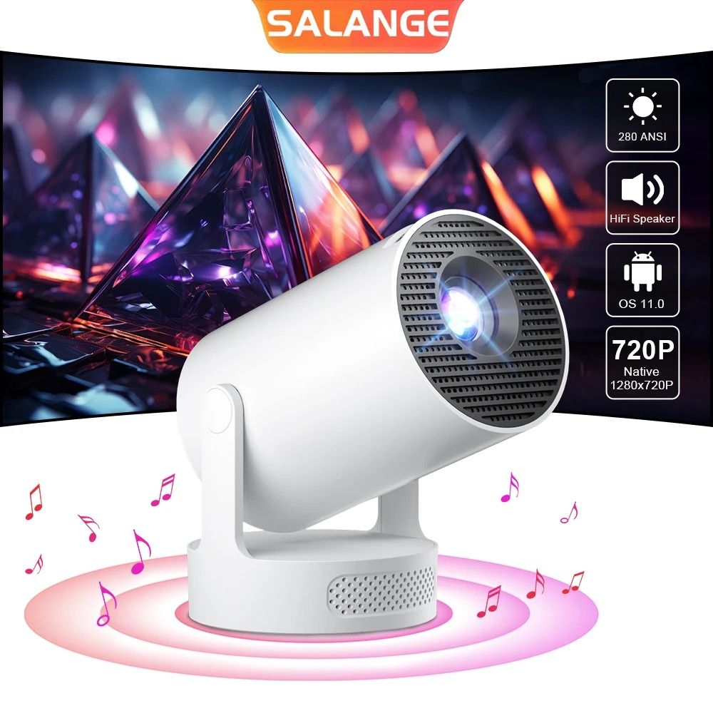 Salange HY300 Ultra Projector Update HY300 4K Android11 Wifi6 Allwinner ...