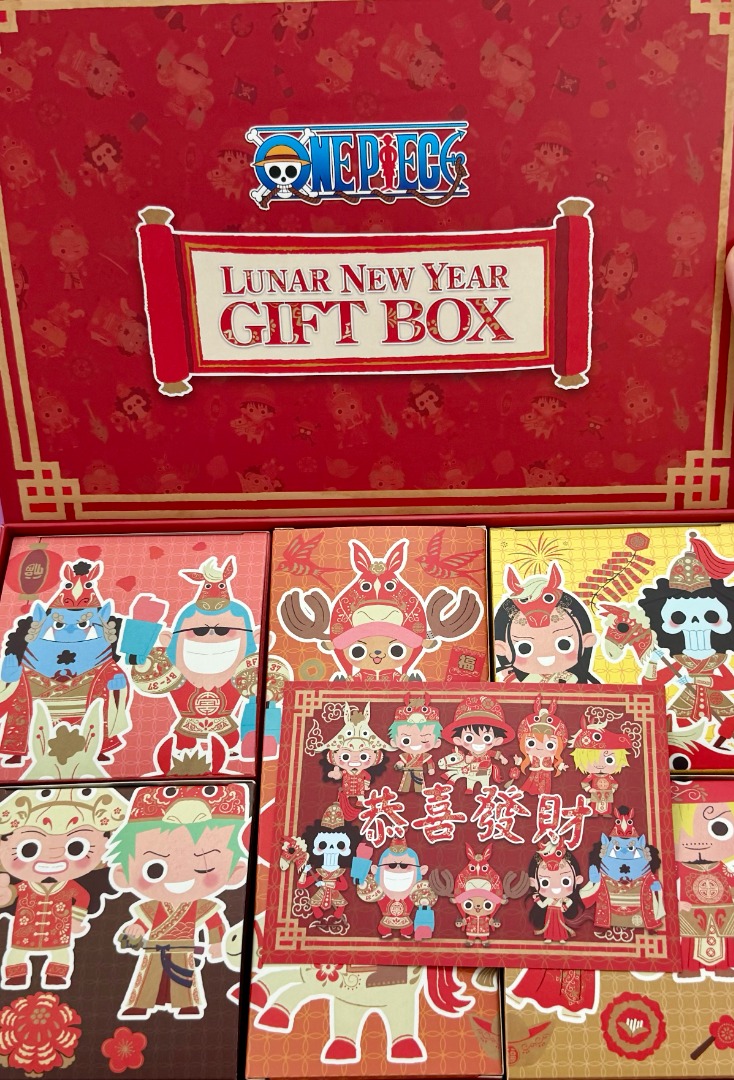 One Piece Card Game Lunar New Year Gift Box | One Piece TCG | Red ...