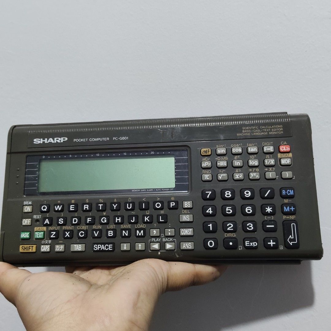 Sharp Pocket Computer PC-G801, Computers & Tech, Desktops on Carousell