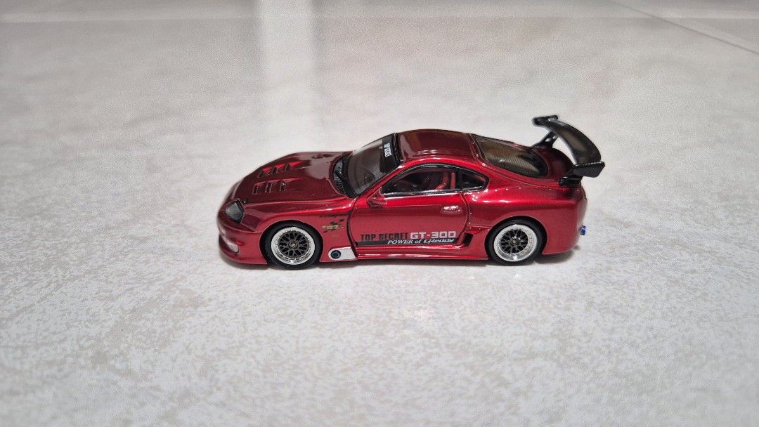 1/64 INNO64 Toyota Supra(A80) Top Secret Red, Hobbies & Toys, Toys ...