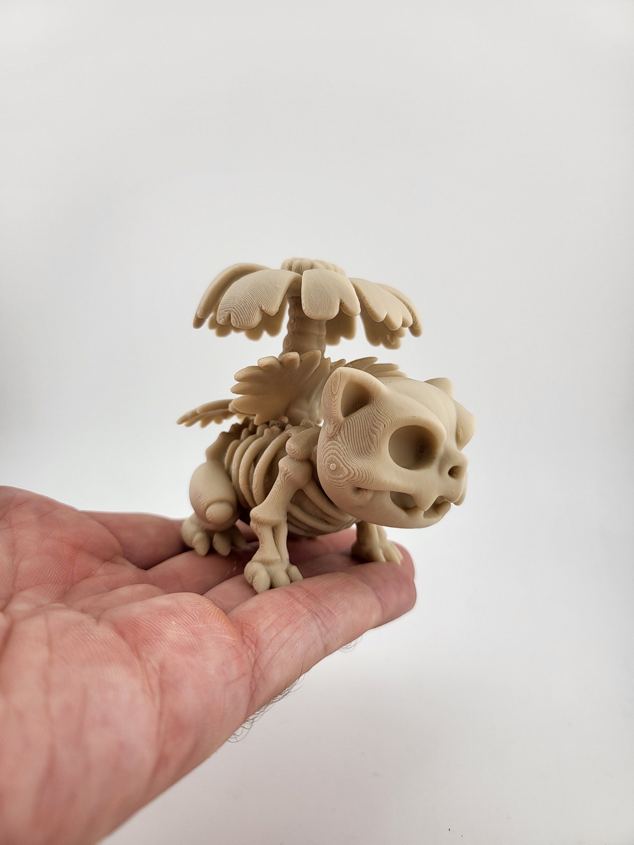3D Printed Venusaur Skeleton 3D Model Pokemon Figurine, Hobbies & Toys ...